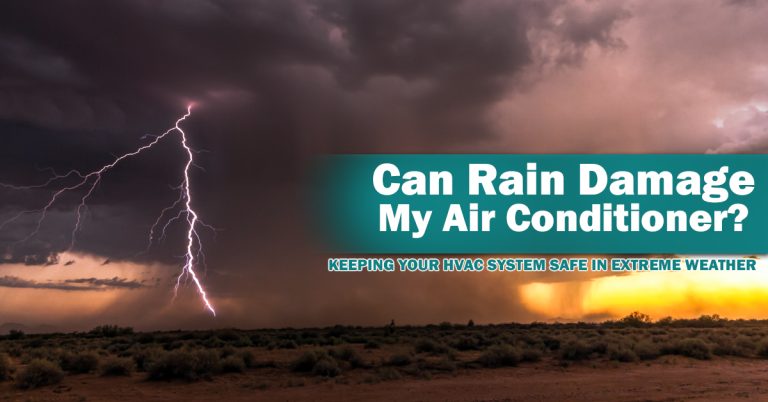 Can Rain Damage My Air Conditioner? | Bruce's AC & Heating